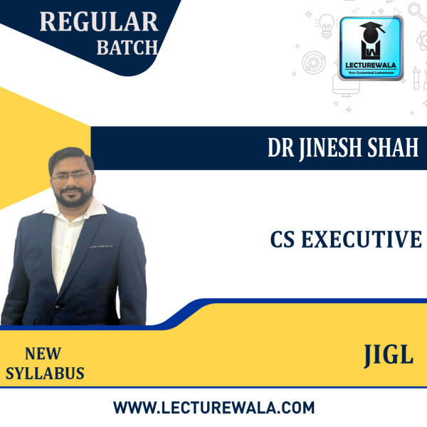 CS Executive JURISPRUDENCE, INTERPRETATION & GENERAL LAW New Syllabus Regular Course By Dr ...